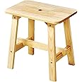 Amazon.com: Xmatch Solid Wood Stool, Small Wooden Stools,18 Inch ...