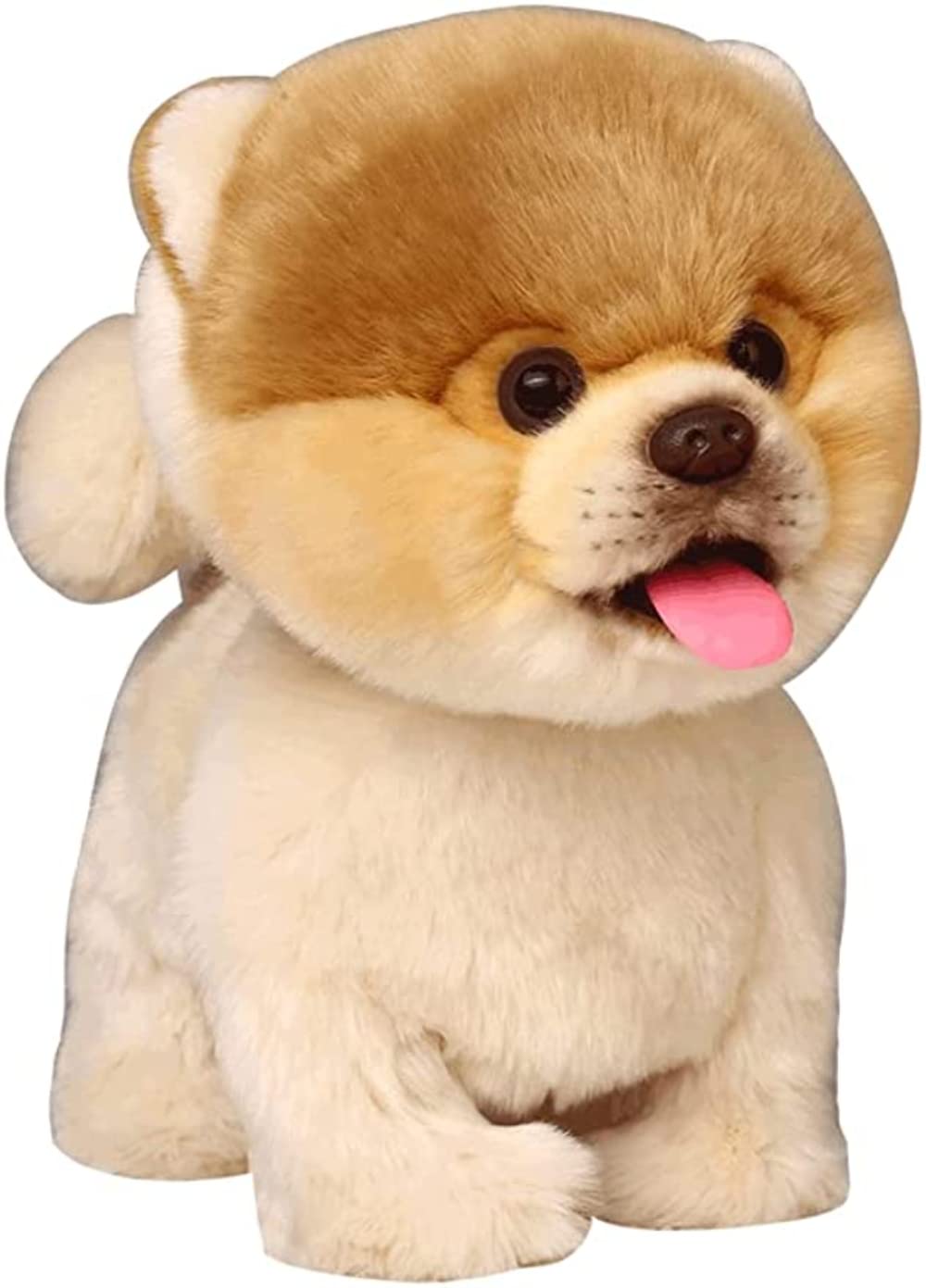 CU-MATE Plush Interactive Pomeranian Dog-Realistic Puppy Electronic Toy ...