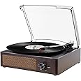 Amazon.com: Vinyl Record Player Turntable with Built-in Bluetooth ...