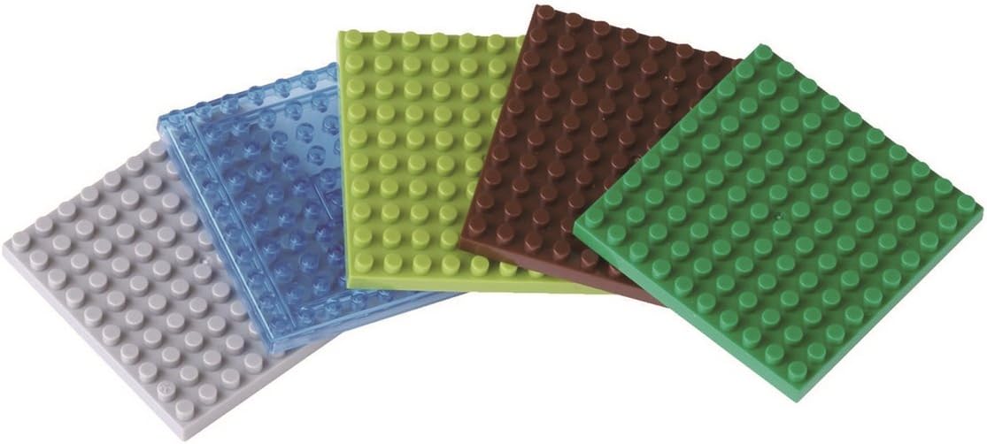 nanoblock NAN-NB024 NB024 Plate Set, Multi-Colour – BigaMart