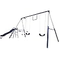 Amazon.com: Sportspower Arcadia Swing Set - Outdoor Heavy-Duty Metal ...