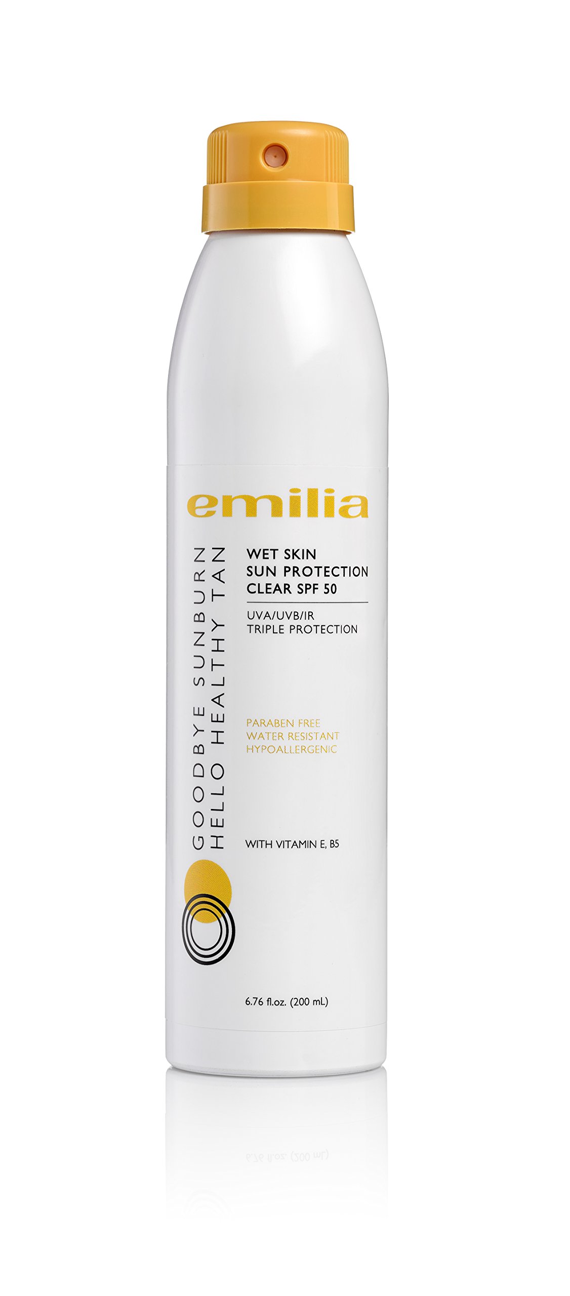 Amazon.com: Emilia Naked Sun Clear Face Sunscreen - Waterproof Travel ...