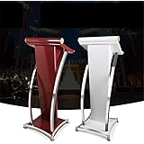 Rednerpult Stehpult Rednerstation Podium Kanzel mit Holz-Kunstleder ...