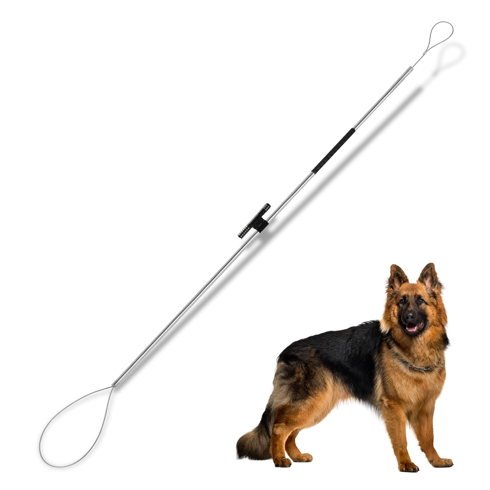 Smarkey 60" Animal Control Pole Dog Catch Rod Noose Holder Trap Tool ...