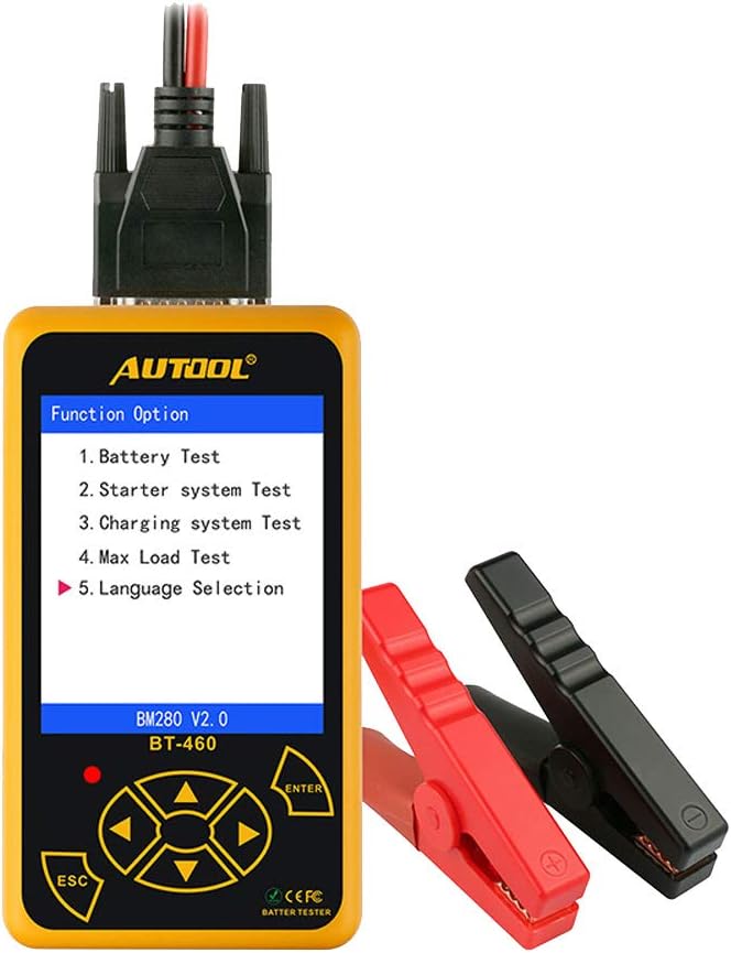 AUTOOL BT-460 Cell Analyzer Vehicle Diagnostic Tool with 4” TFT ...