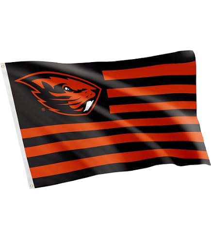 Osu Beaver Logo 3x5 Oregon State University Beavers Outdoor Flag