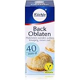 Kuechle Back-Oblaten (Round Baking Wafers) (70 mm), 100-Count Boxes ...