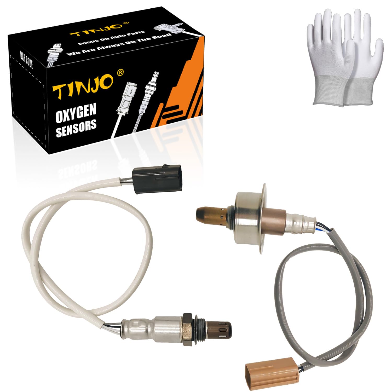 TINJO Oxygen Sensor Upstream & Downstream O2 Sensor Fit for 2010 2011 ...
