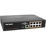 PS504 - Mini Switch PoE (Power over Ethernet), 5 Ports (4 ports PoE ...