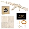 3D Wooden Puzzles Gun, Wooden Model Kit Toys Rifle Guns ak47 for Kids ...