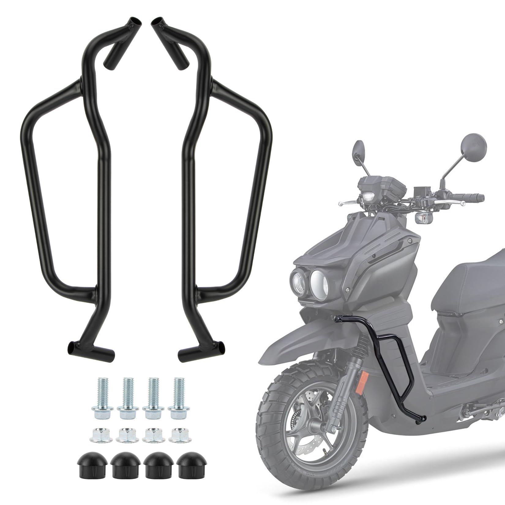 PSLER Iron Motorcycle Frame Guard Crash Bar Protector for Zuma 125 2022 ...