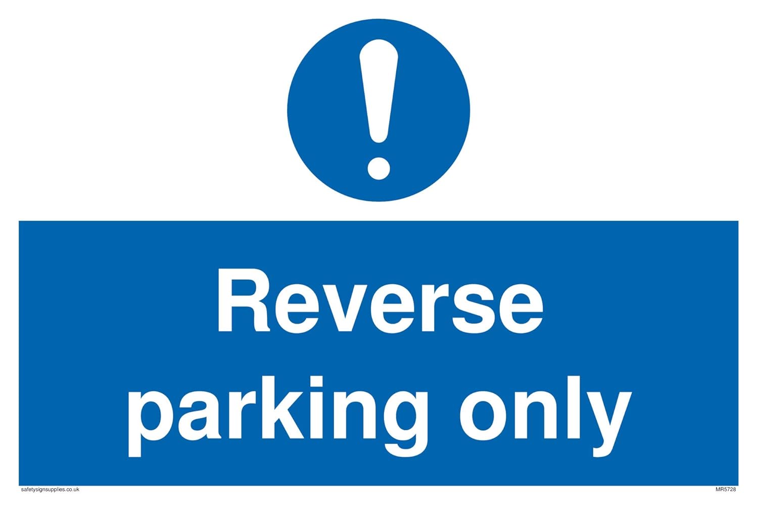 Reverse Parking Only Mandatory Sign – BigaMart