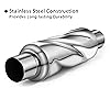 Glasspack 2.5 Inch Muffler Exhaust Pipe, Universal Performance ...