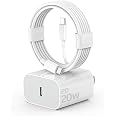Amazon.com: iPhone 16/15 USB-C Fast Charger, 20W + 60W 10FT Cable for ...