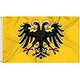 Amazon.com : Holy Roman Empire Flag 3x5 Ft, Made of Glossy Fabric -Silk ...