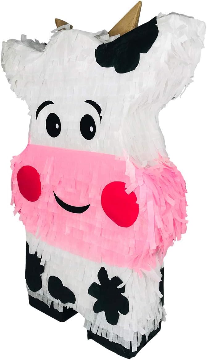 Farm Cow Pinata Front View Barnyard Party Favor Country Theme ...