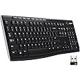 Logitech K270 Wireless Keyboard for Windows, 2.4 GHz Wireless, Full ...