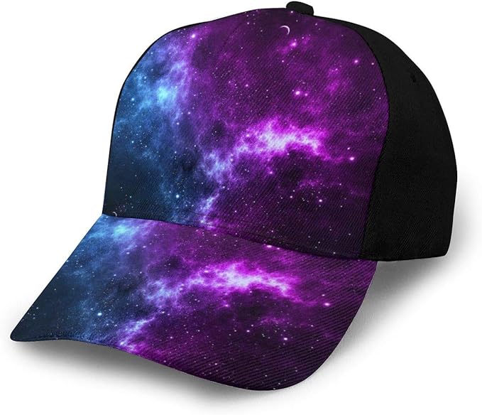Galaxy Baseball Cap, Classic Dad Cap, Adjustable Sports Hat for Men and ...