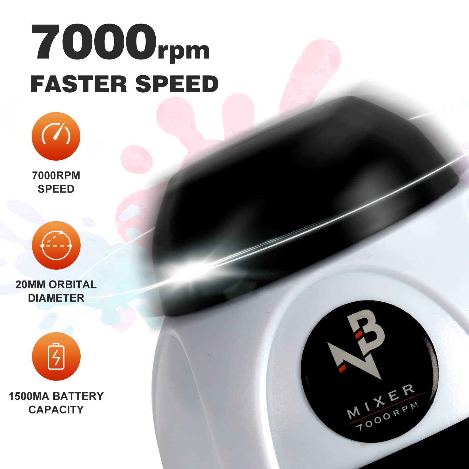Mua 7000 RPM Mini Vortex Mixer, Paint Mixer with Touch Function, Air ...