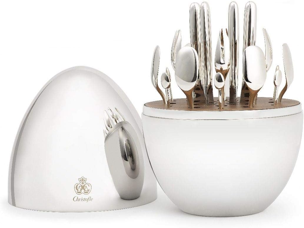 Amazon.com | Christofle Mood 24-Piece Party Set: Flatware Sets