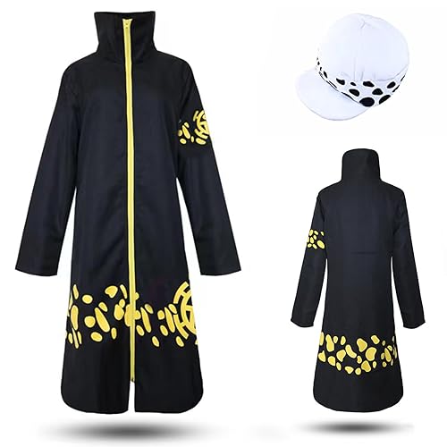 Anime Cosplay Costume Cloak Hat Surgeon Uniform Costumes for Men in ...