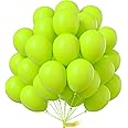 Amazon.com: PartyWoo Lime Green Balloons, 50 pcs 12 Inch Lime Balloons, Yellowish Green Balloons ...