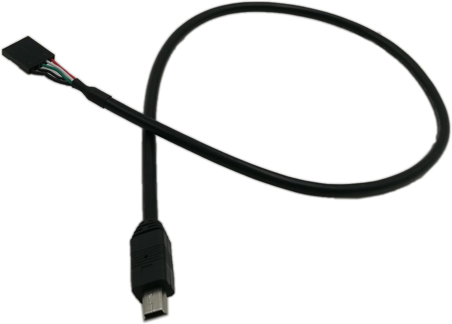 zdyCGTime 50CM Mini USB 5pin Male to 1x 5Pin Female 0.1″ USB Header PCB ...