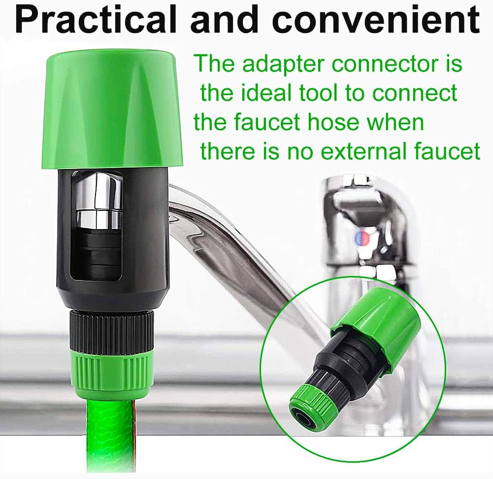 MZSM 2 Pack Tap Connector, Universal Water Tap Adapter Connector, Mixer ...