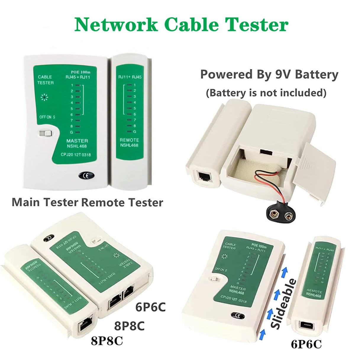 Gaobige Network Tool Kit For Cat5 Cat5e Cat6, 11 In 1 Portable Ethernet ...