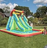 BeBoP Ultimate Combo Large Kids Garden Bouncy Castle and Slide: Amazon ...