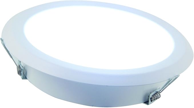 Velamp PMMA Diffuser with LED dwl18 Downlight Aluminium/Plastic White ...