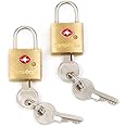 Amazon.com | Samsonite Travel Sentry 2-Pack Key Locks, Brass | Luggage ...
