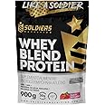 Whey Blend Protein Concentrado e Isolado - 900g - Soldiers Nutrition ...