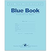 Amazon.com: ROARING SPRING Exam Blue Books, 50 Pack, 11" x 8.5", 8 ...