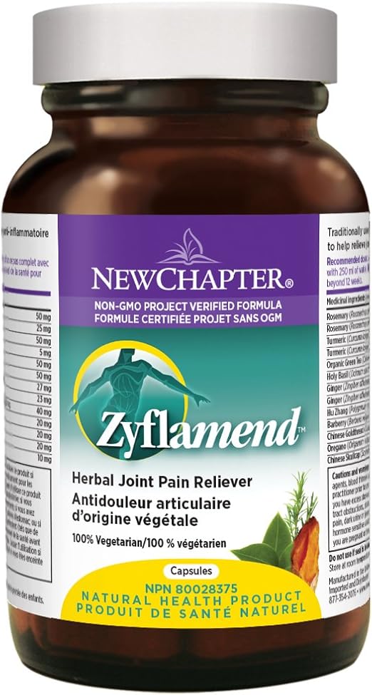 New Chapter Joint Supplement + Herbal Pain Relief - Zyflamend Whole ...