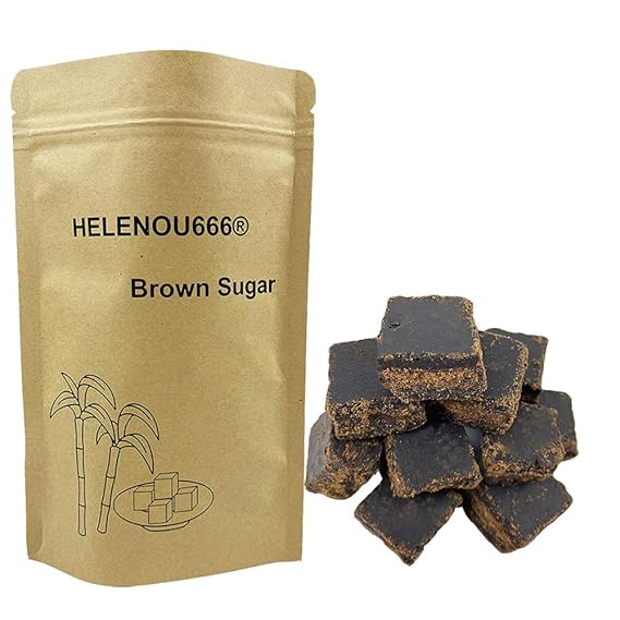 Amazon.com : Chinese Traditional Handmade Dark Brown Sugar Cubes for ...