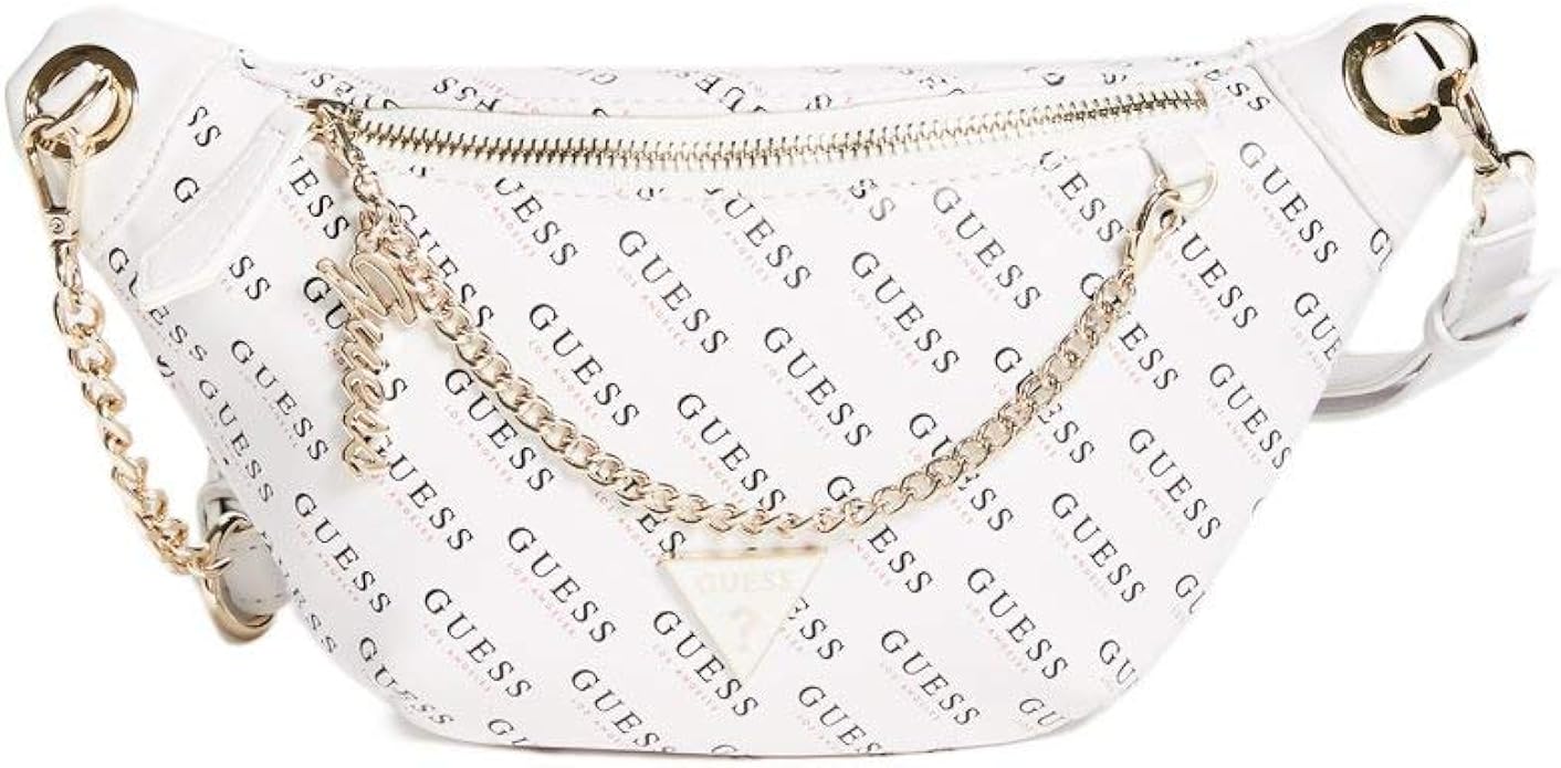 GUESS Factory Women's Kyli Convertible Fanny Pack white Size: NS ...