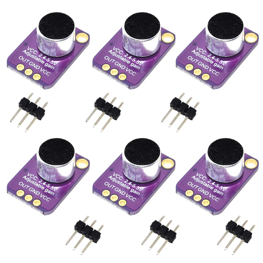 Mua 6 PCS MAX4466 Electret Microphone Amplifier Module Blue Board ...