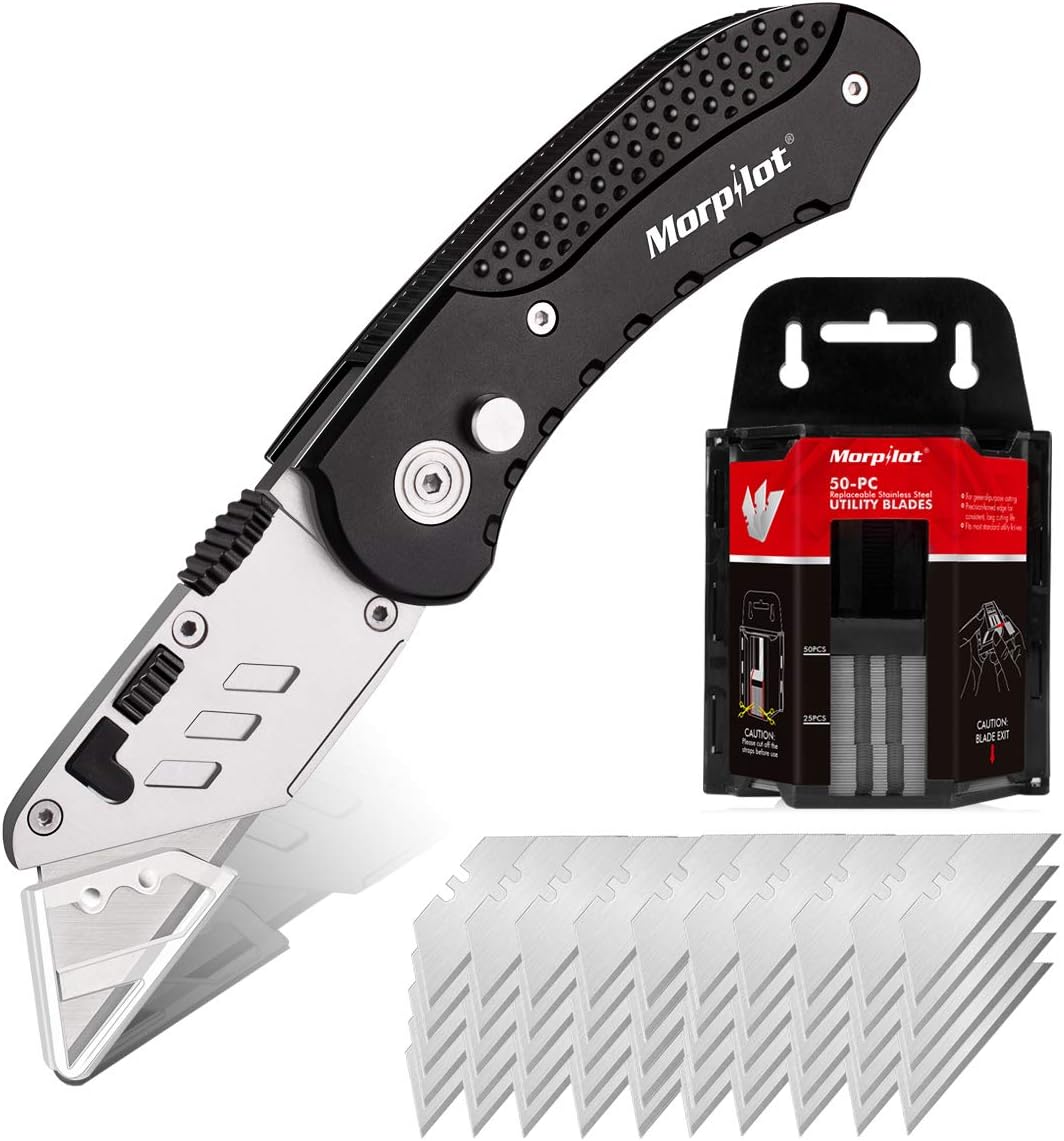 Morpilot Super sharp Utility knife, Safety Lock-Back Design, and ...