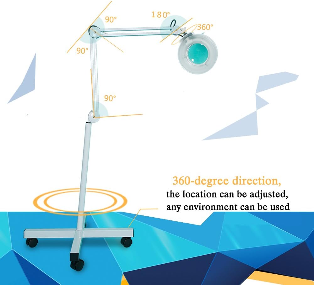 Sanqiao 5X Magnifying Vertical Lamp Floor Stand LED Lamp Stand ...