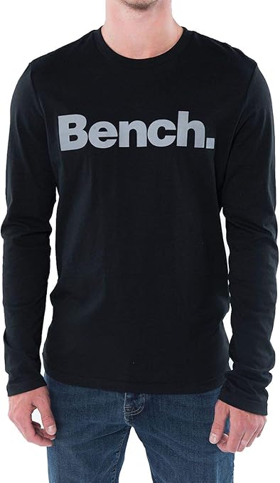 Bench Men's Coalition Long Sleeve T-Shirt (XL, Black): Amazon.ca ...