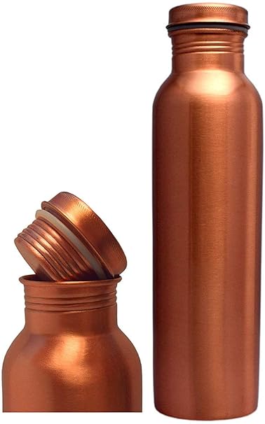Copper Bottle Collections New Pure Copper Water Bottle, 1 Liter: Amazon ...