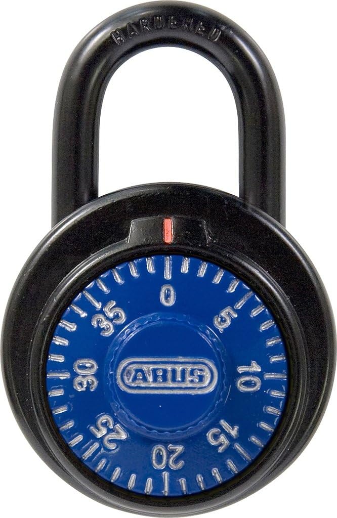 ABUS 78/50 KC 2-Inch Locker Dial Combination Padlock with Key Control ...