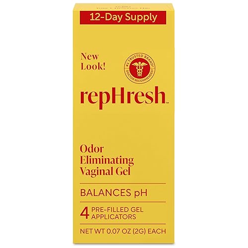 Rephresh Odor Eliminating Vaginal Gel, Clinically Tested to Balance pH ...