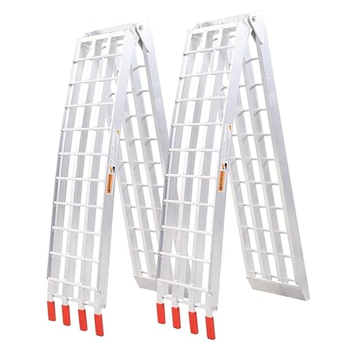 Goplus® 7.5' Loading Ramp 1760 lb Heavy Duty Aluminum ATV UTV Arched ...