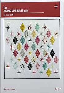 Amazon.com: Violet Craft VCR020 The Atomic Sunburst Quilt Pattern : Arts, Crafts & Sewing