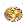 Erduoduo 3 Pack 4 Inch Concrete Grinding Wheel 12 Segs Heavy Duty Angle ...
