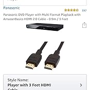 Panasonic DVD-S500EB-K DVD Player with Multi Format: Amazon.co.uk ...