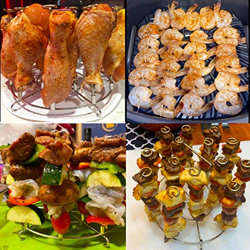 Reyhoar Ninja Foodi Grill Kebab Skewers, Stainless Steel, 7. 25" Long ...