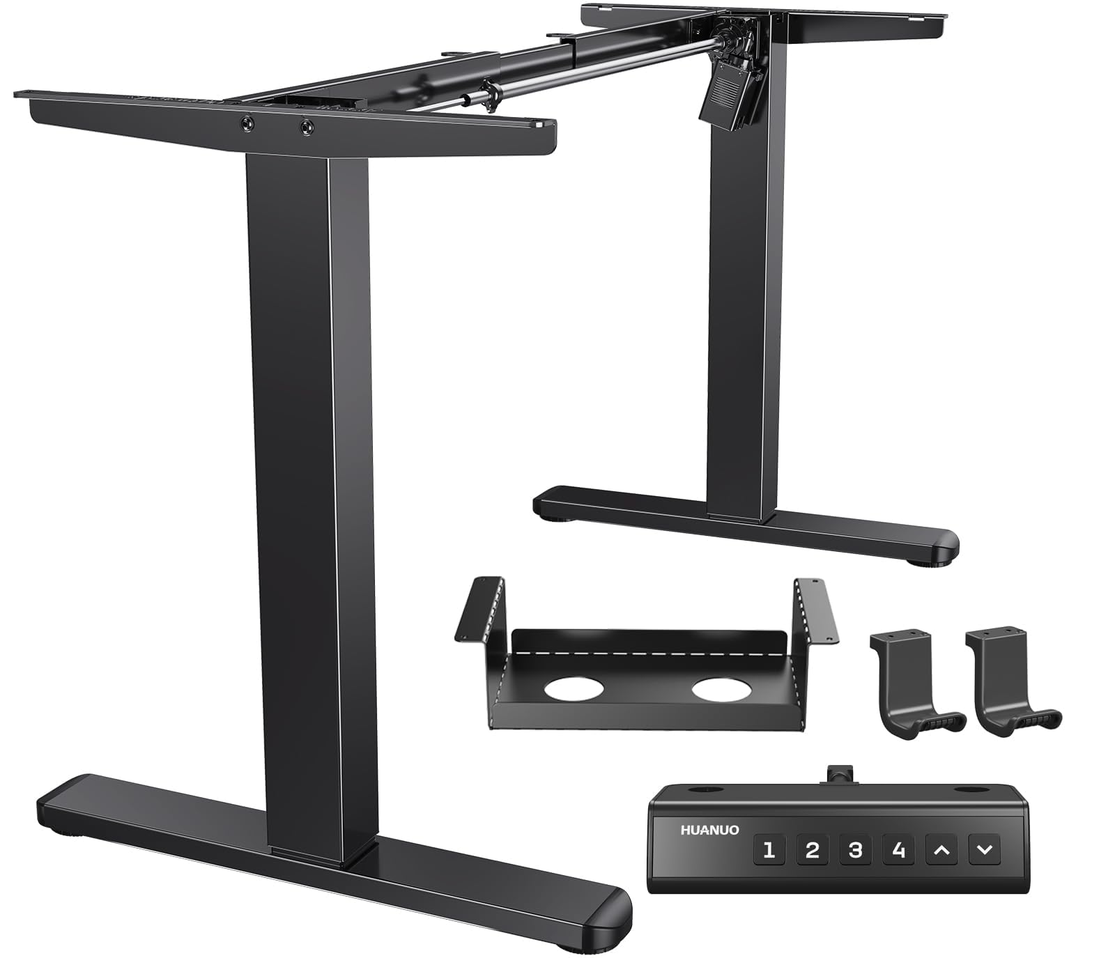 HUANUO Standing Desk Frame with 220lbs Powerful Brushless Motor, Thick ...
